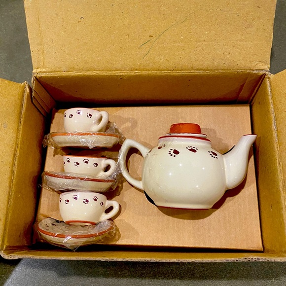 Boyds Bears | Toys | Boyds Bears Brewin Mini Tea Set Bearware Pottery ...